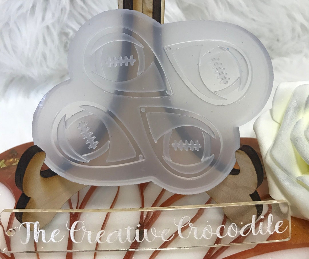 Football Earring Mold, Football Mold, Earring Mold, Jewelry Mold, Epoxy ...