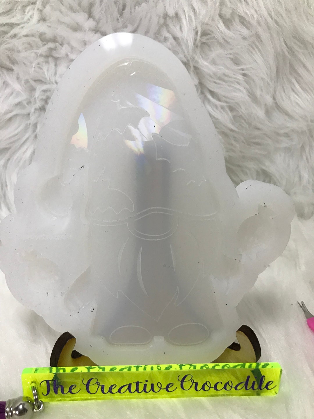 Gnome Mold, Holographic Gnome Mold, Holographic Mold, Chocolate Mold ...