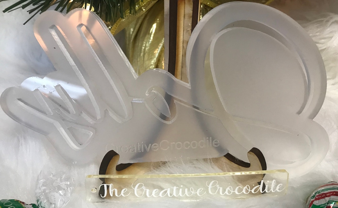 Jolly Word Mold Word Mold Plate Word Mold Jolly Mold - Etsy