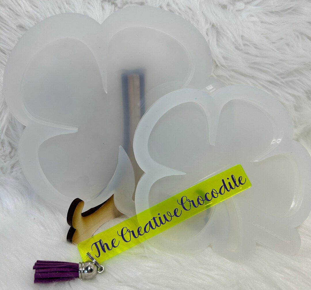 4 Clover Mold, Shamrock Mold, St Patrick's Day Mold, Mold, Chocolate ...