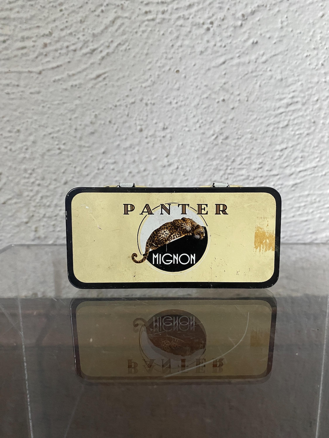 Vintage Panter Mignon Dutch Cigar Tin Panther Brand Small Box Holland ...