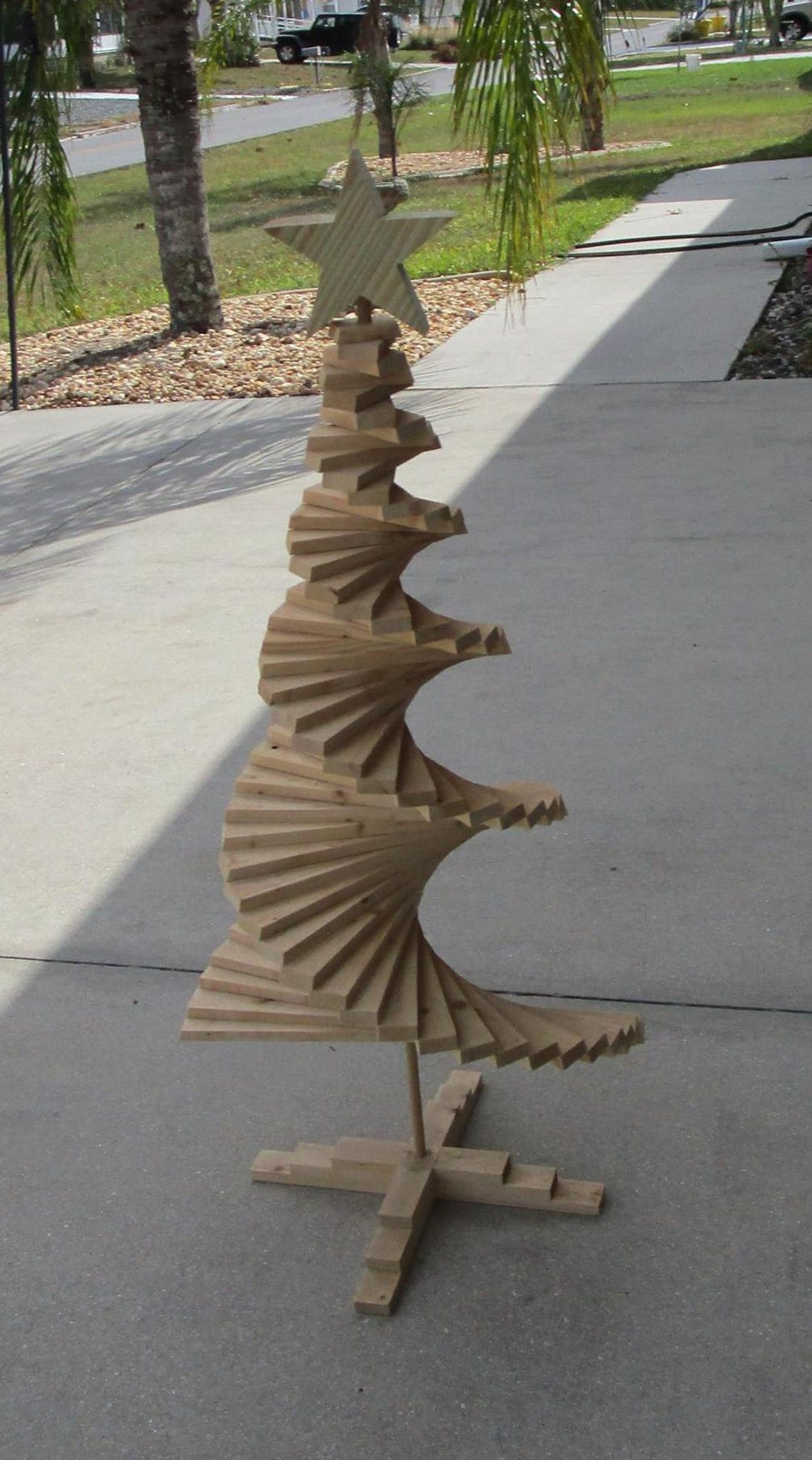 Wooden Spiral Christmas Tree - Etsy