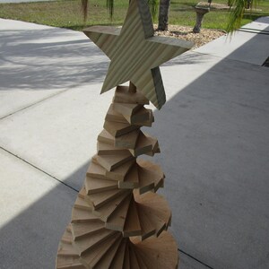 Wooden Spiral Christmas Tree - Etsy