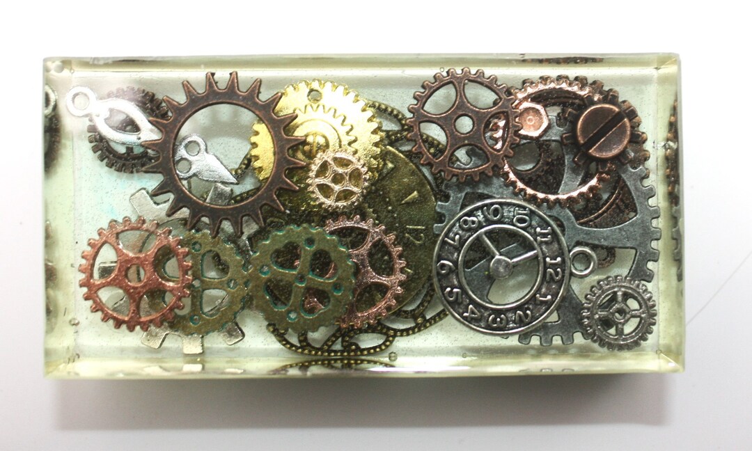 Paperweight With Clock Parts - Etsy