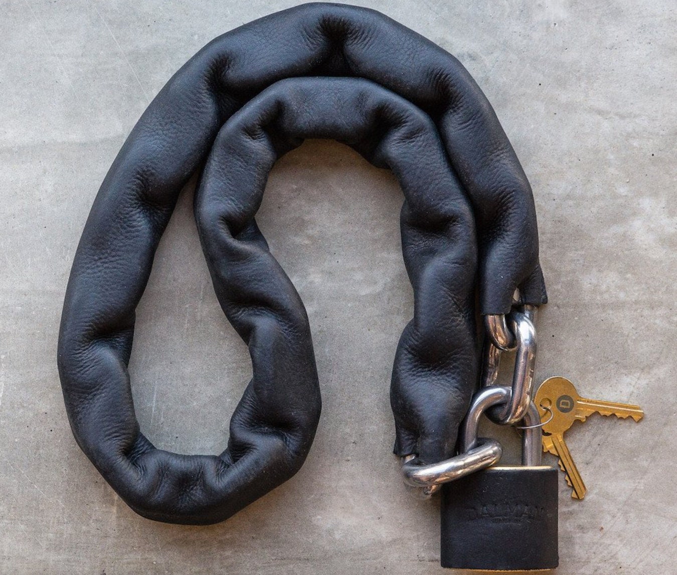 Leather Chain Bicycle Lock - Etsy