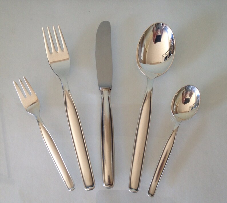 Bestecke Solingen Stainless Flatware Five Piece Service | Etsy