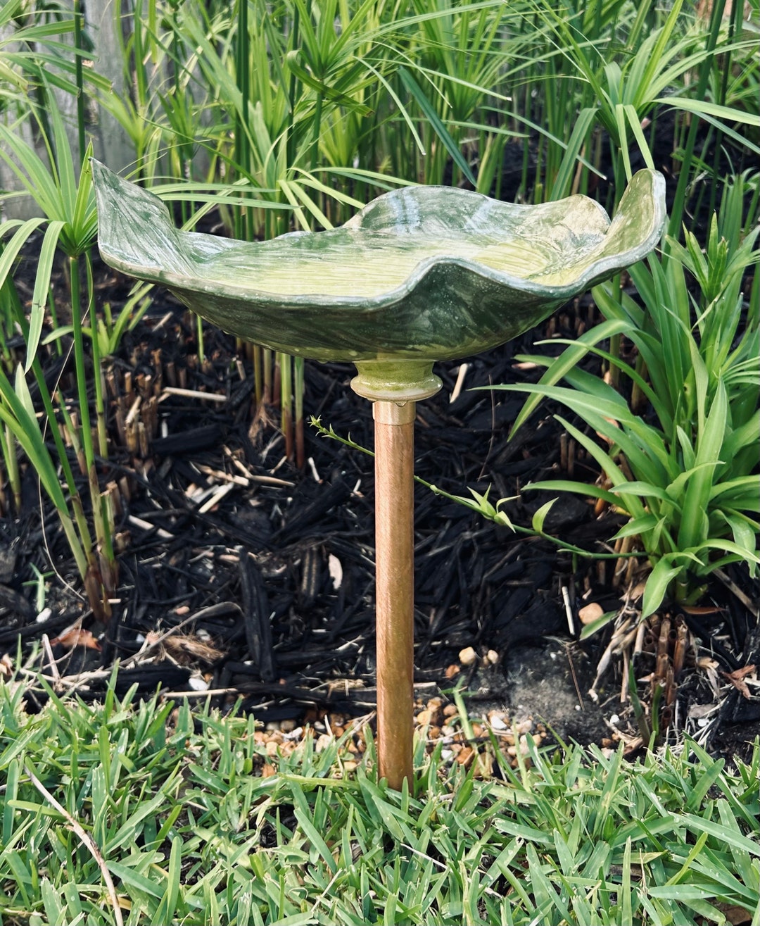 Happy Hosta Marginata Bird Bath or Feeder - Etsy