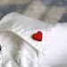 Wood Small Heart Red Pins Red Heart Brooch - Etsy