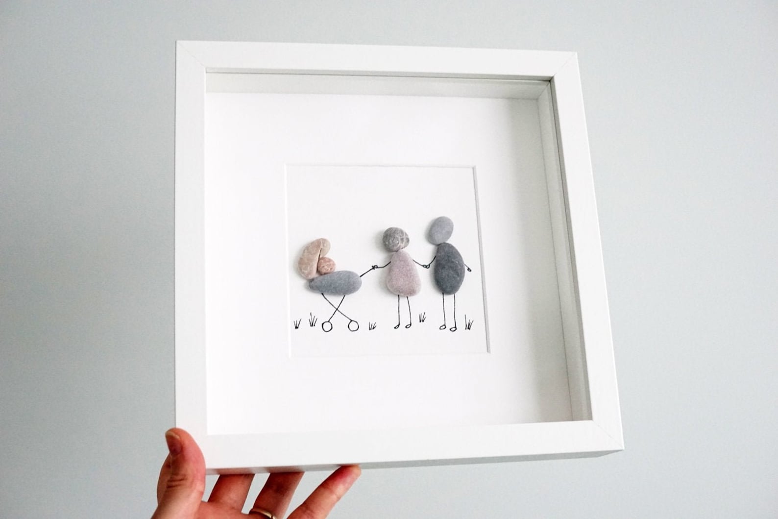 Parents to Be Gifts New Baby Pebble Art Nursery Design Gift for New ...