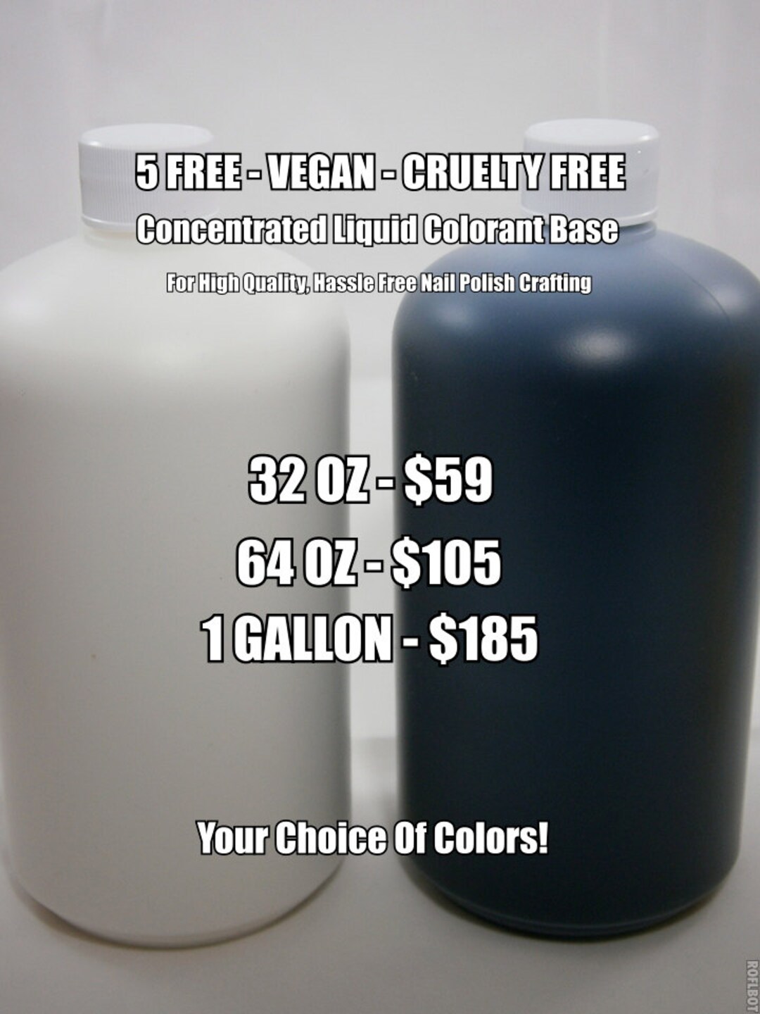 FDA Certified Nail Polish Colorant – Vegan, Cruelty-free Liquid Base - Etsy