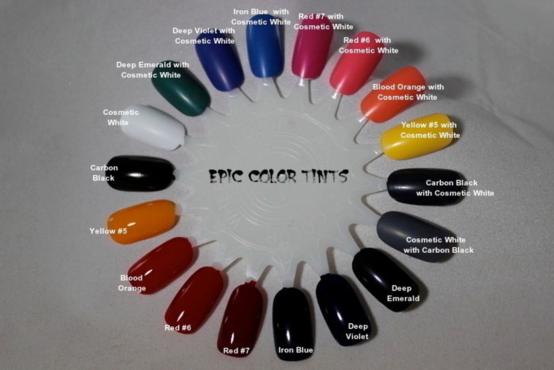 EPIC Color Tints - Intense Liquid Colorants - Nail Polish Crafting - 1/ ...