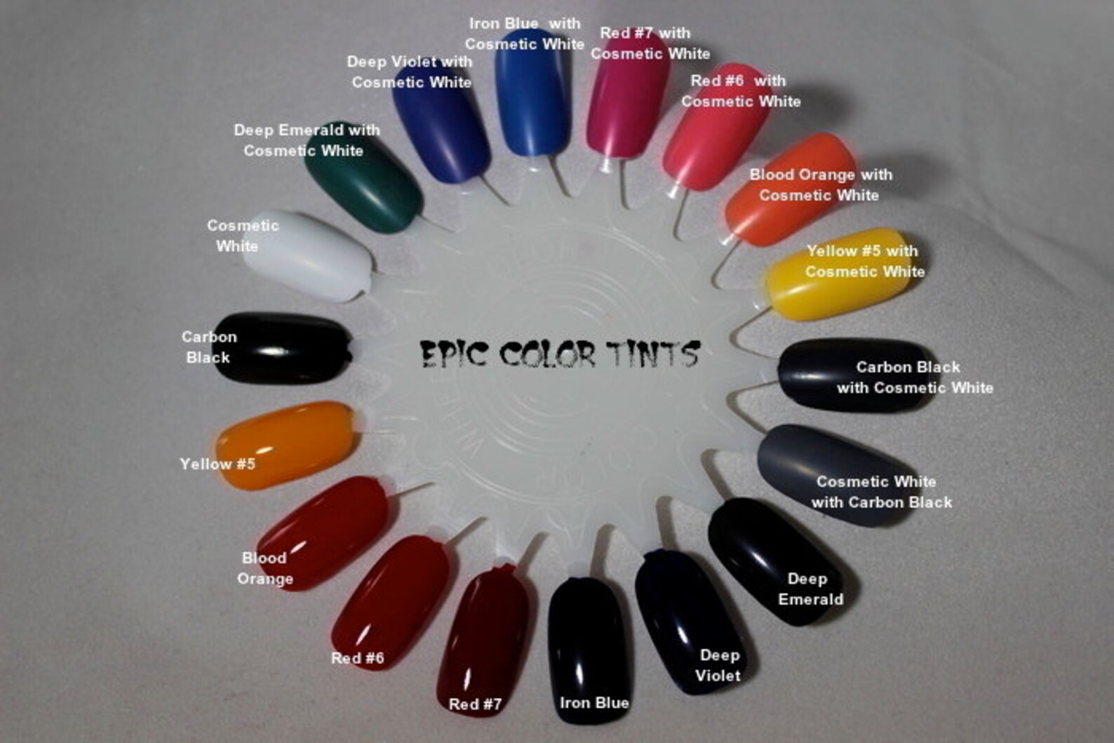 EPIC Color Tints - Intense Liquid Colorants - Nail Polish Crafting - 1/ ...