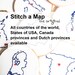 PARAGUAY Map Cross Stitch Pattern. Paraguay Embroidery Pattern ...