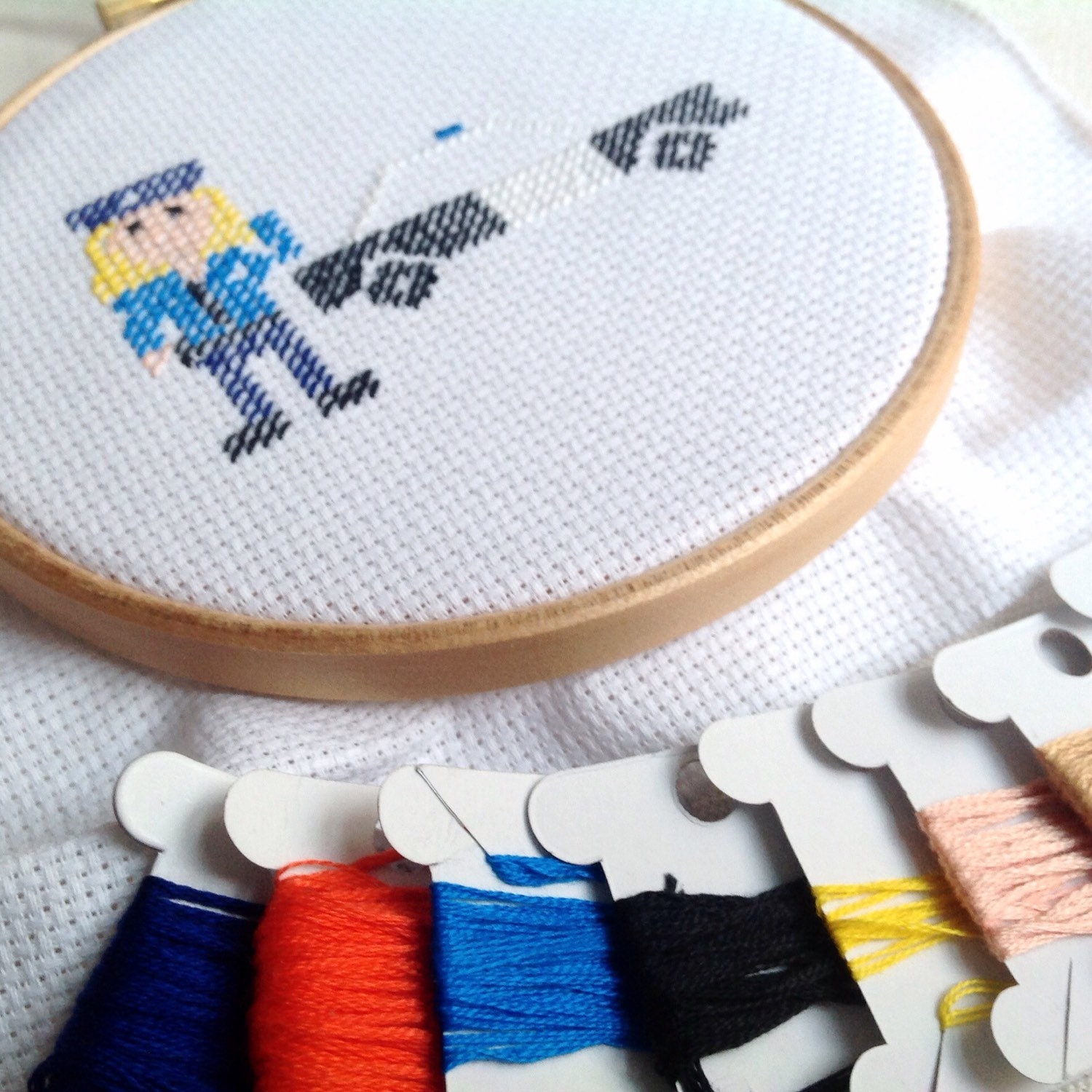 2 X Police Officer Cross Stitch Pattern. Police Man and Police | Etsy