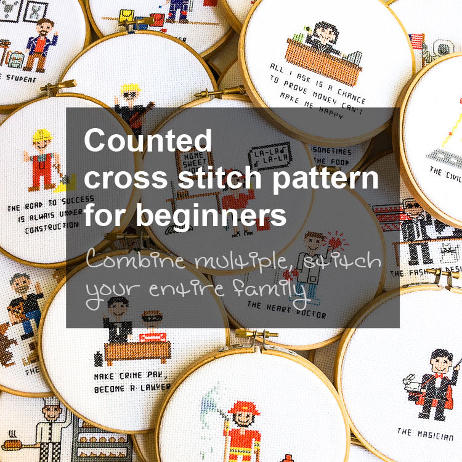 2 X Police Officer Cross Stitch Pattern. Police Man and Police - Etsy