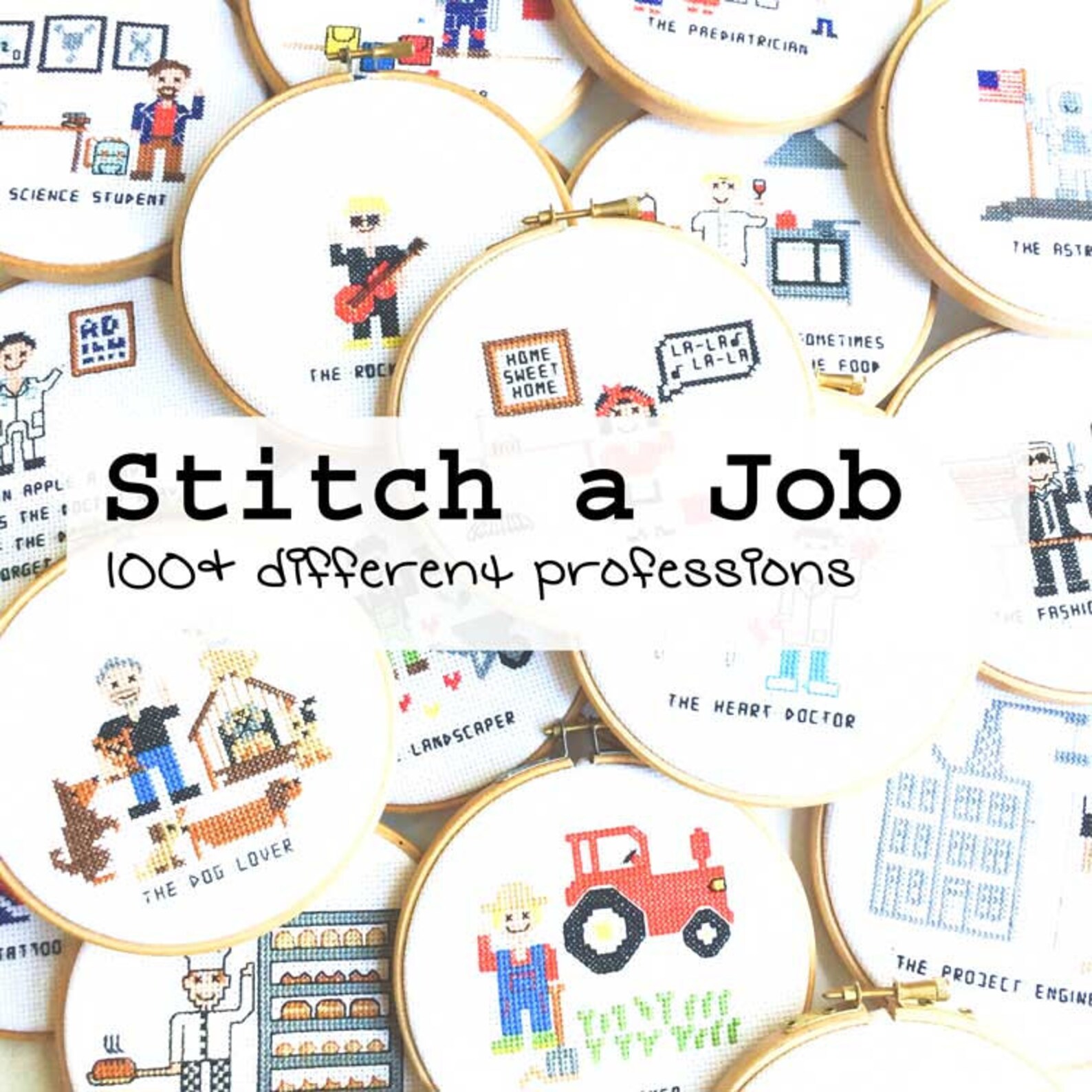 2 X Veterinarian Cross Stitch Pattern Male and Female - Etsy