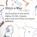 Australia Map Cross Stitch Pattern. Australia Embroidery Pattern ...