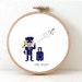 2 X Pilot Cross Stitch Pattern. Male and Female Pilot Gift Ideas. Easy ...