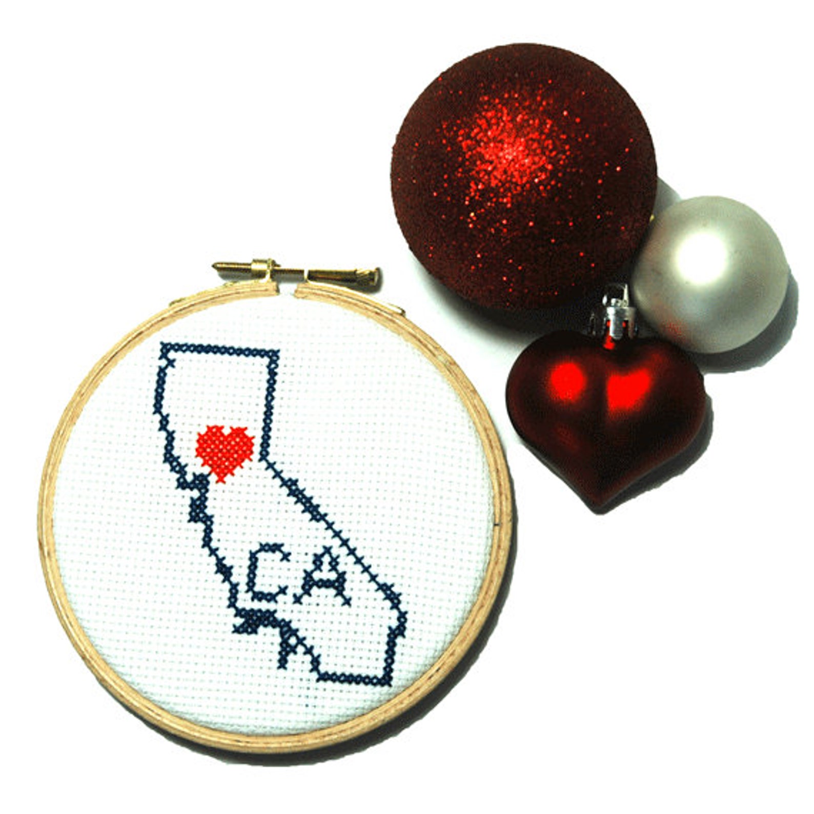 Bundle 51 Cross Stitch Patterns All USA State Map Ornaments - Etsy