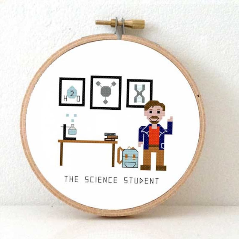 Science Cross Stitch - Etsy