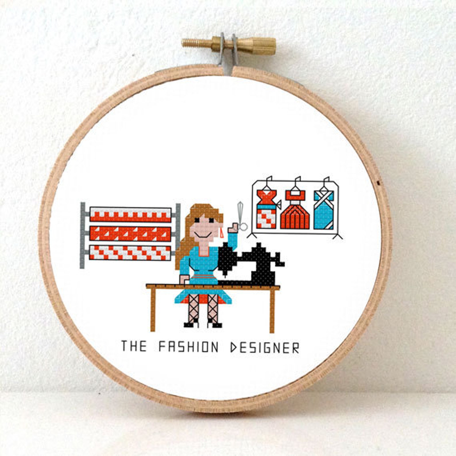 2 X Fashion Designer Cross Stitch Pattern Male and Female - Etsy Australia