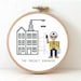 2 X Project Engineer Cross Stitch Pattern. Male and Female - Etsy Norway