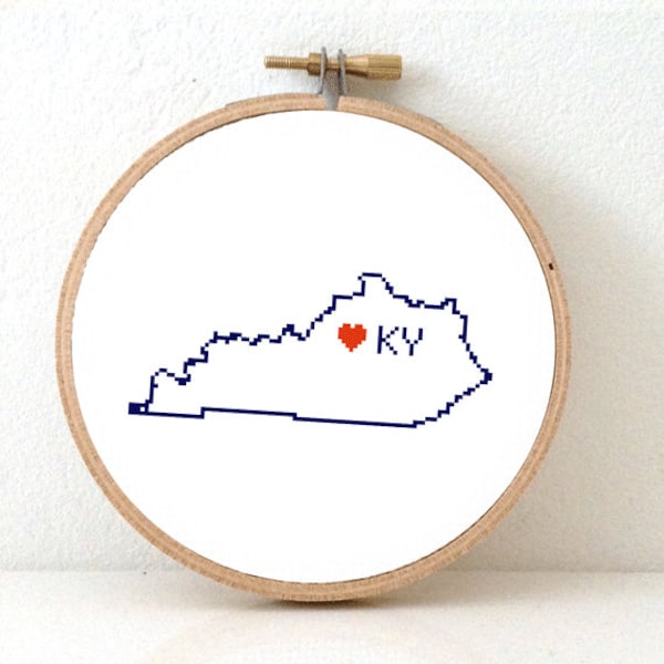 University of Kentucky Cross Stitch Pattern - Etsy