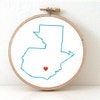 BRAZIL Map Modern Cross Stitch Pattern. Brazil Art. Carnaval Gift ...