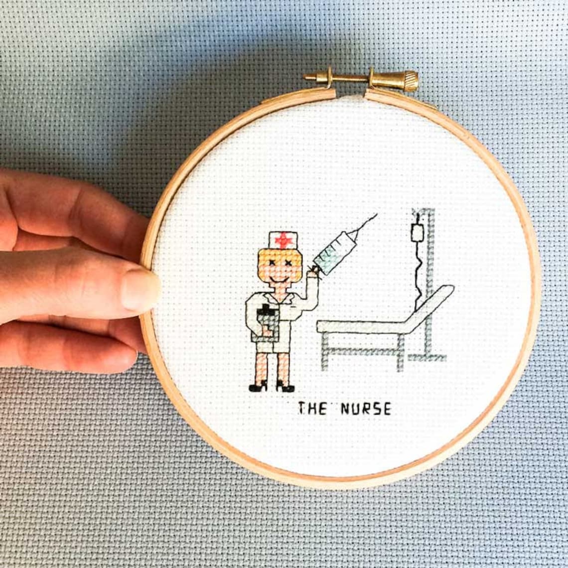 2 X Nurse Cross Stitch Pattern. Nurse Gifts. Nurse Gift Ideas. DIY ...