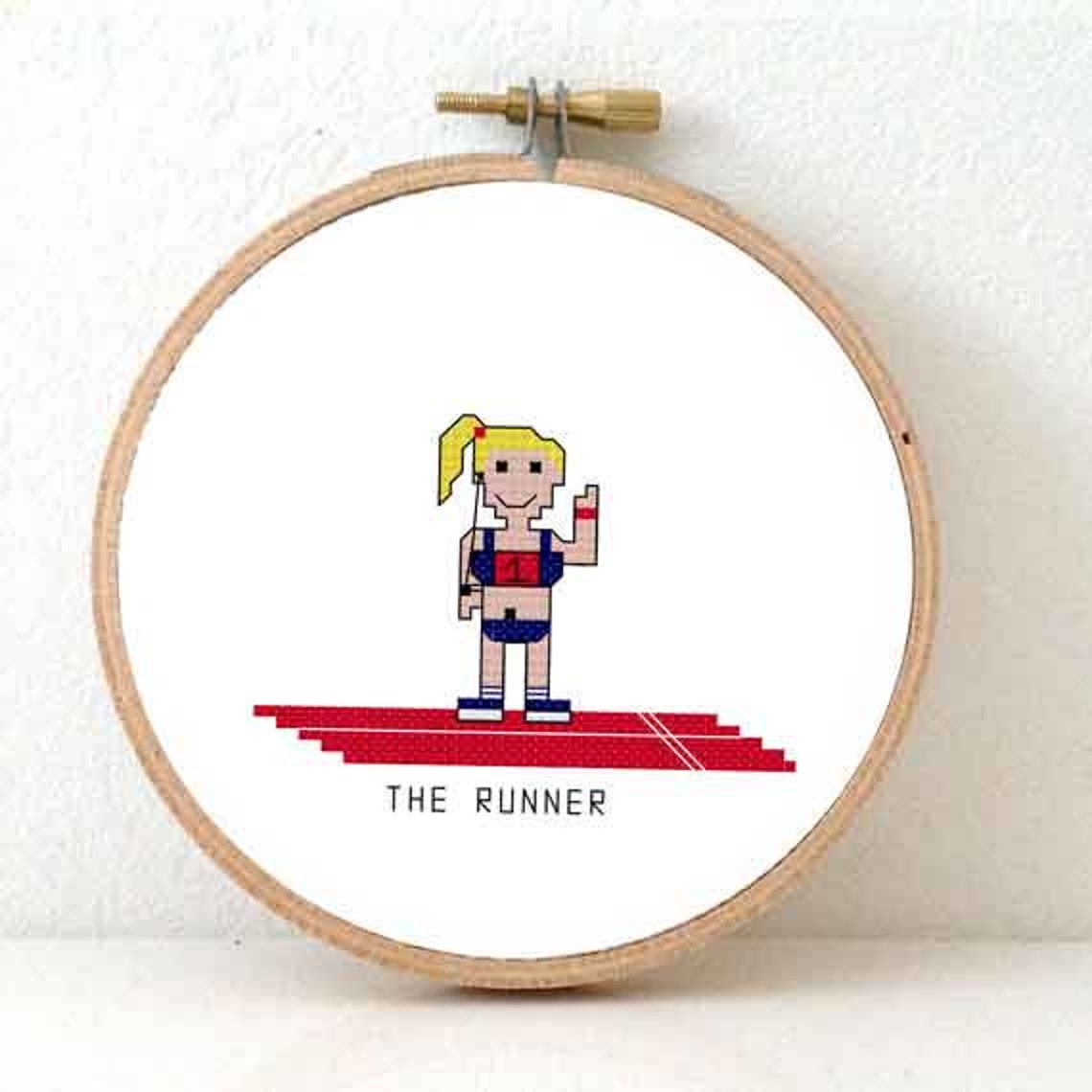 2 X DIY Gifts for Runners Cross Stitch Pattern Half Marathon - Etsy