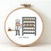 2 X Baker Cross Stitch Pattern | Male and Female Bread Baker | Gift for ...