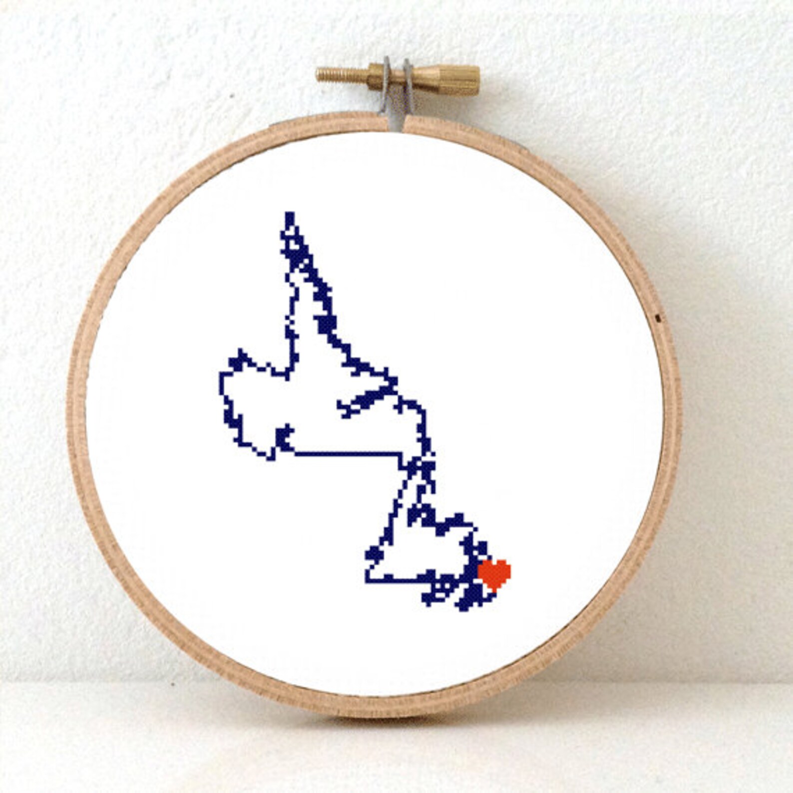 Newfoundland and Labrador Map Cross Stitch Pattern | New Foundland and ...