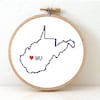 BRAZIL Map Modern Cross Stitch Pattern. Brazil Art. Carnaval Gift ...