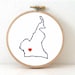 CAMEROON Map Cross Stitch Pattern. Cameroon Embroidery Pattern ...