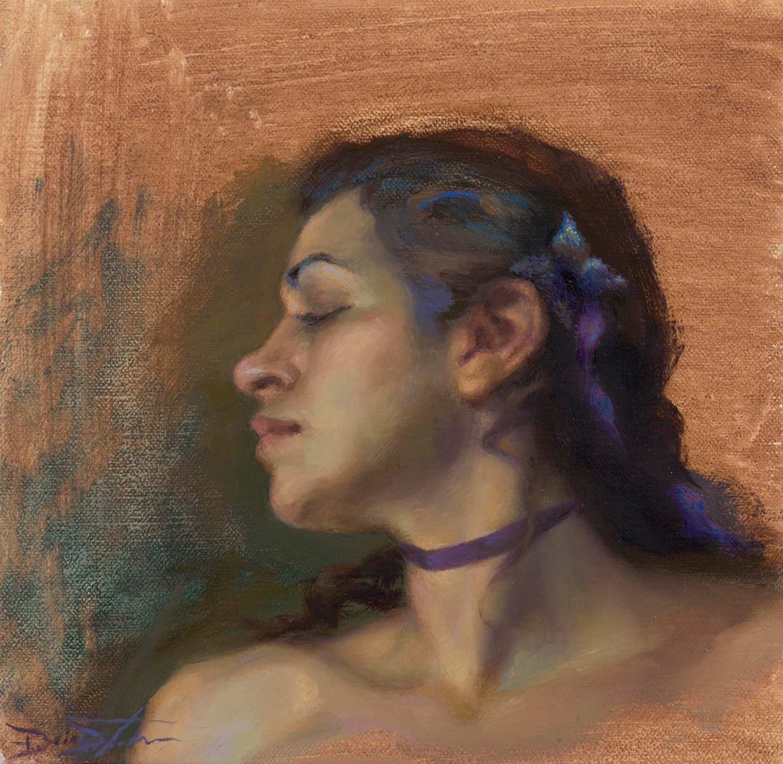 Self Portrait in Violet - Etsy