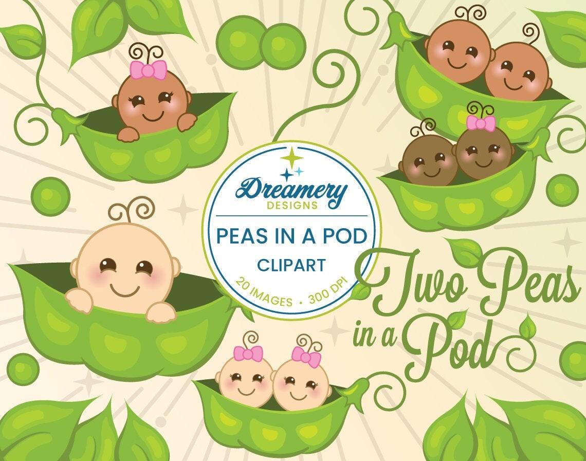 Baby Pea In A Pod Clipart Sun