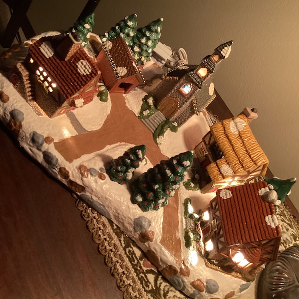 Ceramic Christmas Village - Etsy