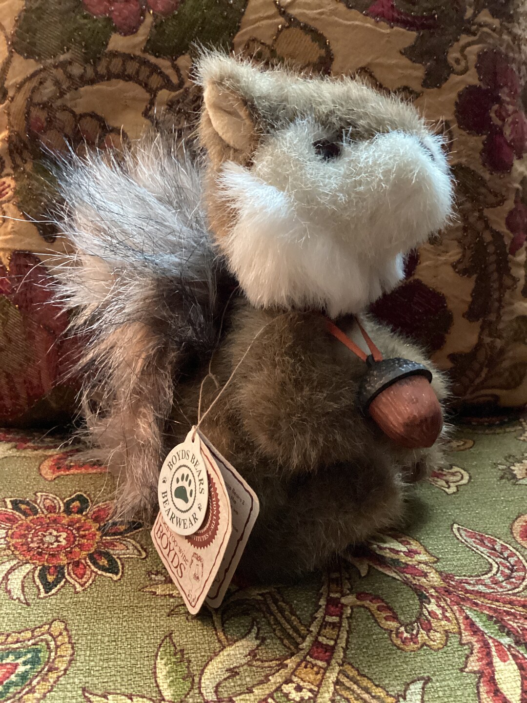Gen-yoo-wine Boyds Merle B Squirrel Stuffed Animal With Original Tags ...