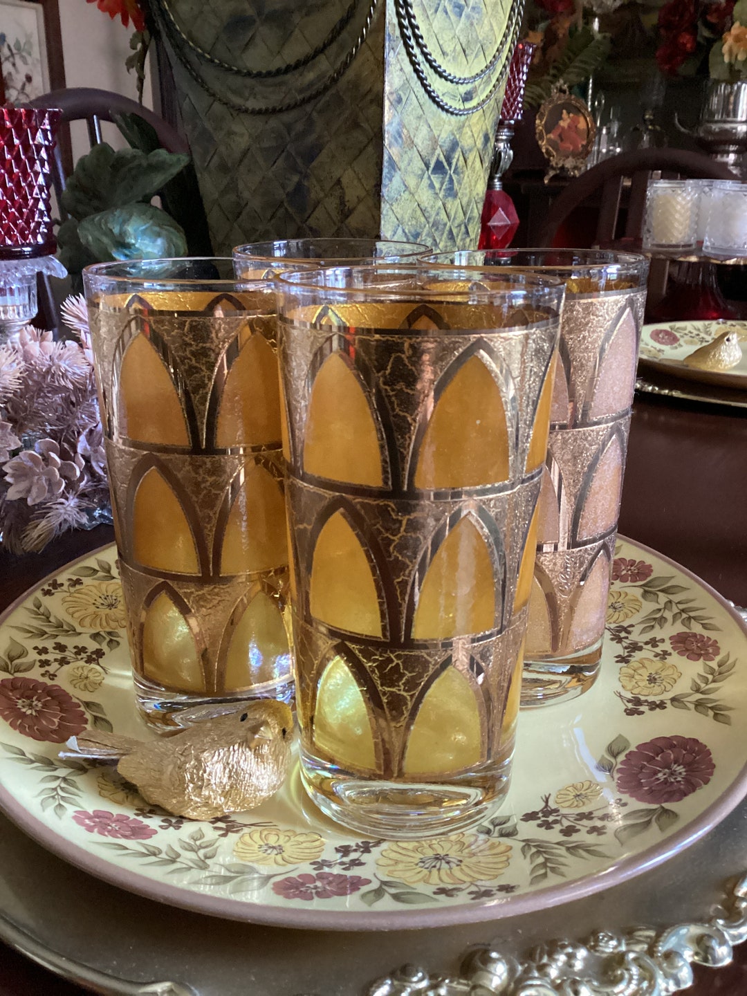 Set of Four Midcentury Modern Colony 5.5 Tall - Etsy