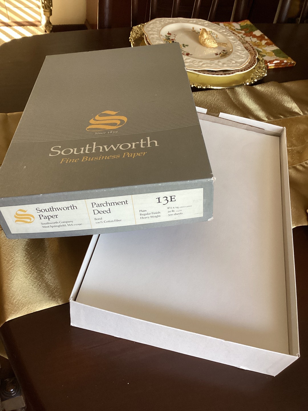 Southworth Fine White Parchment Deed Business Paper Heavy Weight 8.5 ...