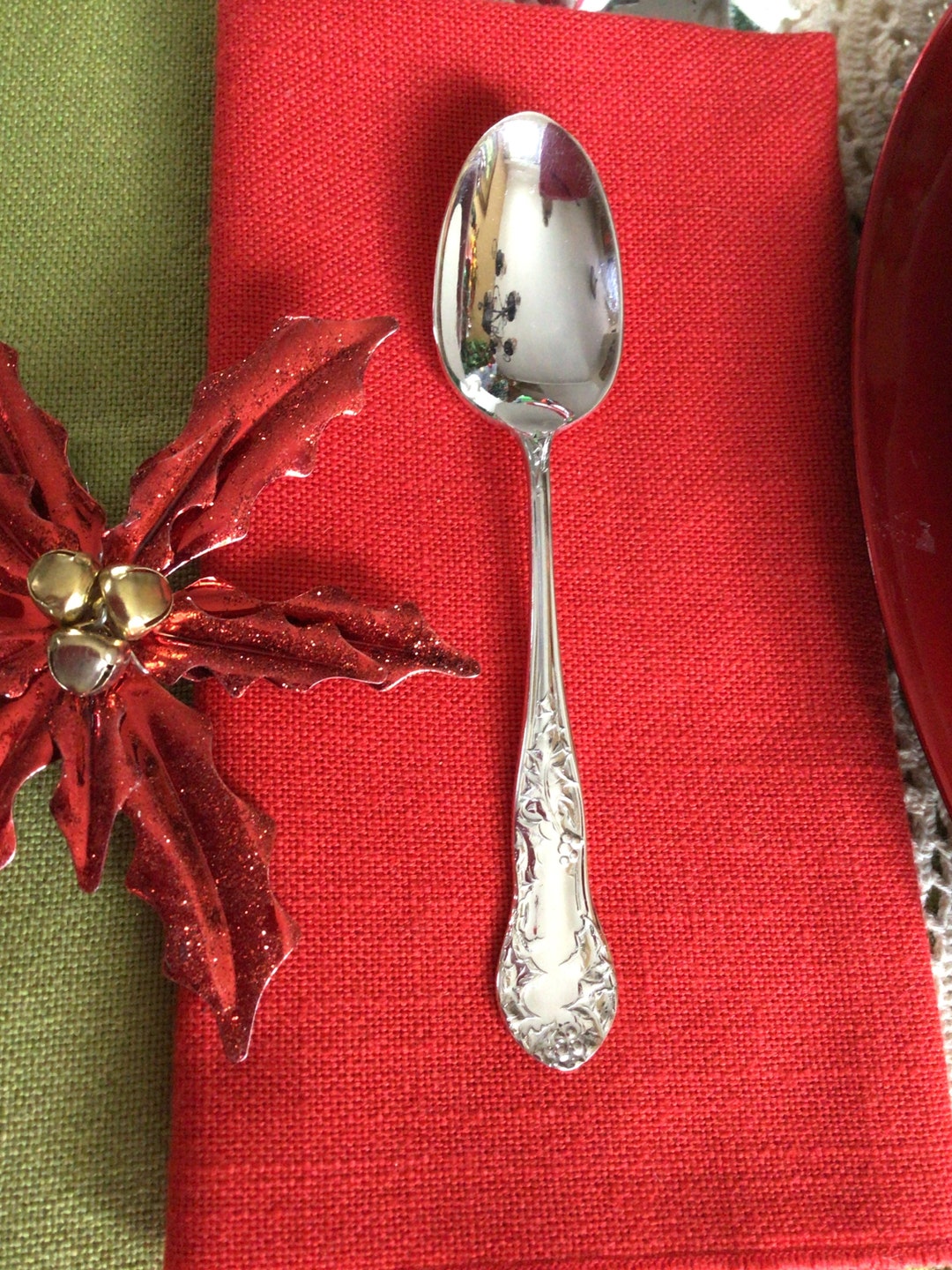 Alpacca 1904 Mexico Silver Teaspoon/silverware/utensil/spoon Holly ...