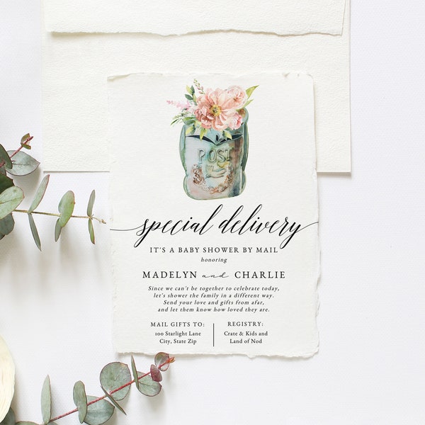 Mailbox Baby Shower - Etsy