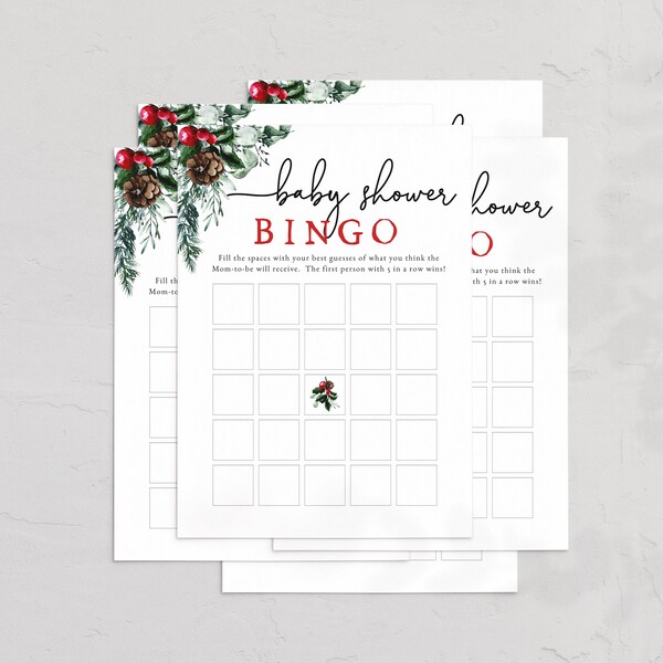 Baby Shower Bingo - Etsy