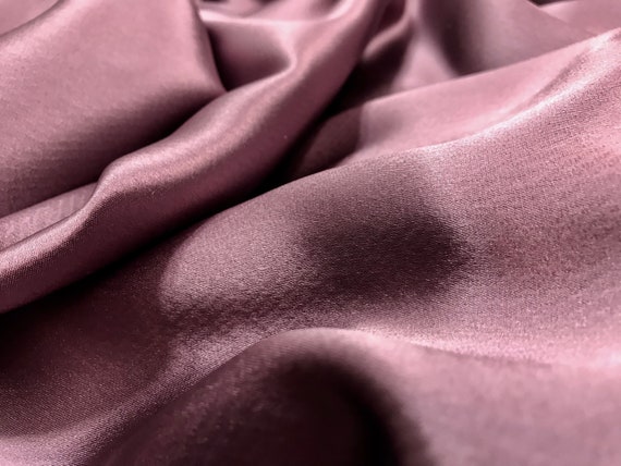 Mauve Purple Triacetate Flowy Fabric Shiny Material - Etsy Canada