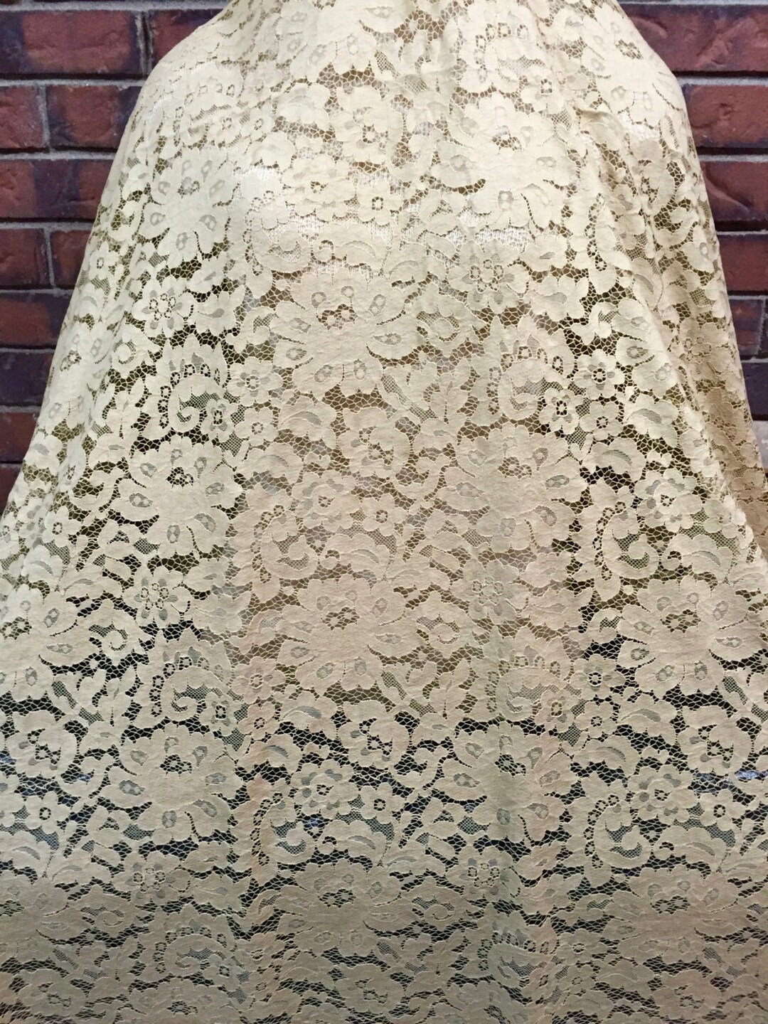 Beige Lace Lace Fabric Beige/light Tan Lace Bridal Lace - Etsy