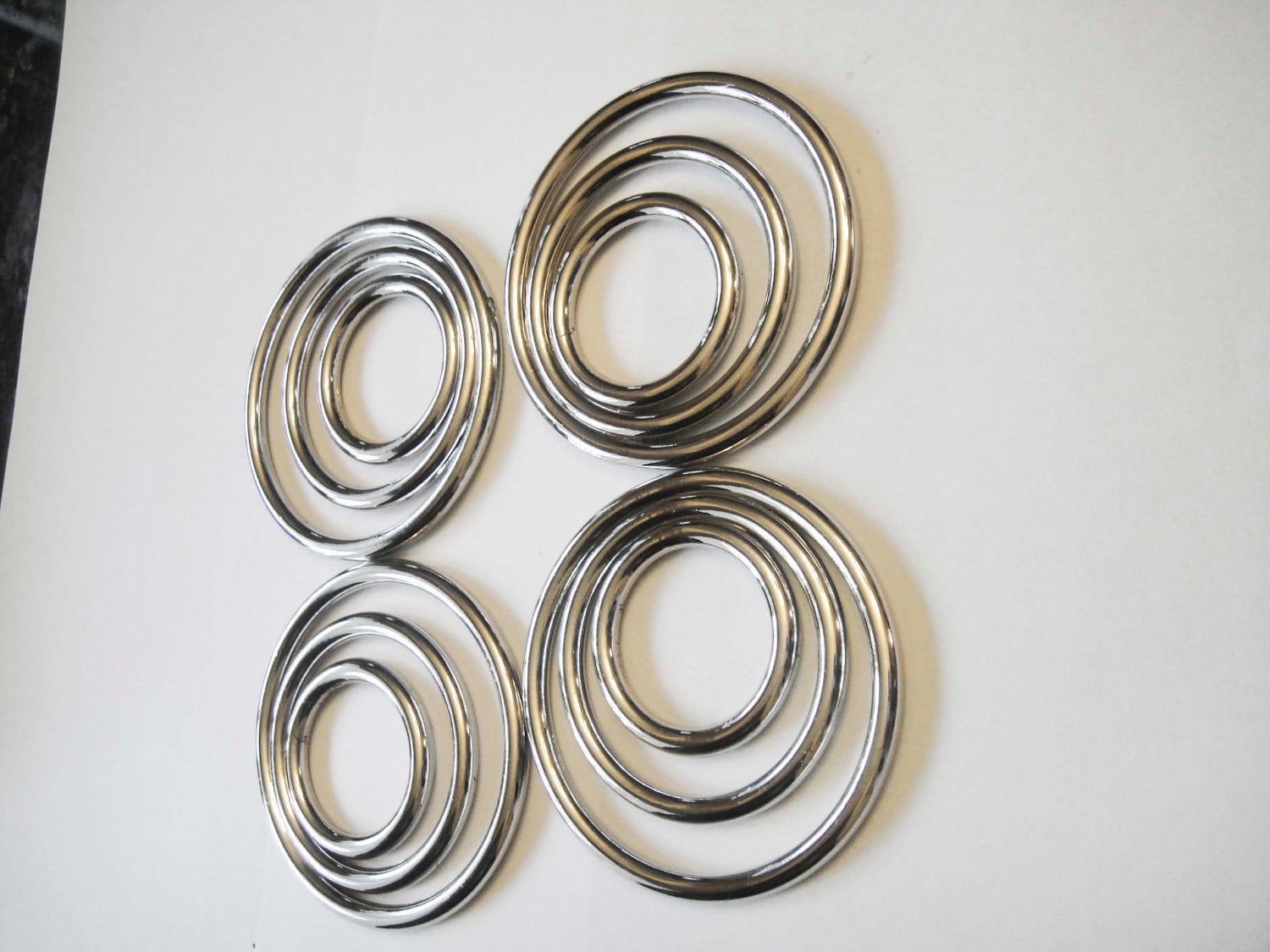 Silver Rings for Wedding Crafts Curtains silver Napkin - Etsy