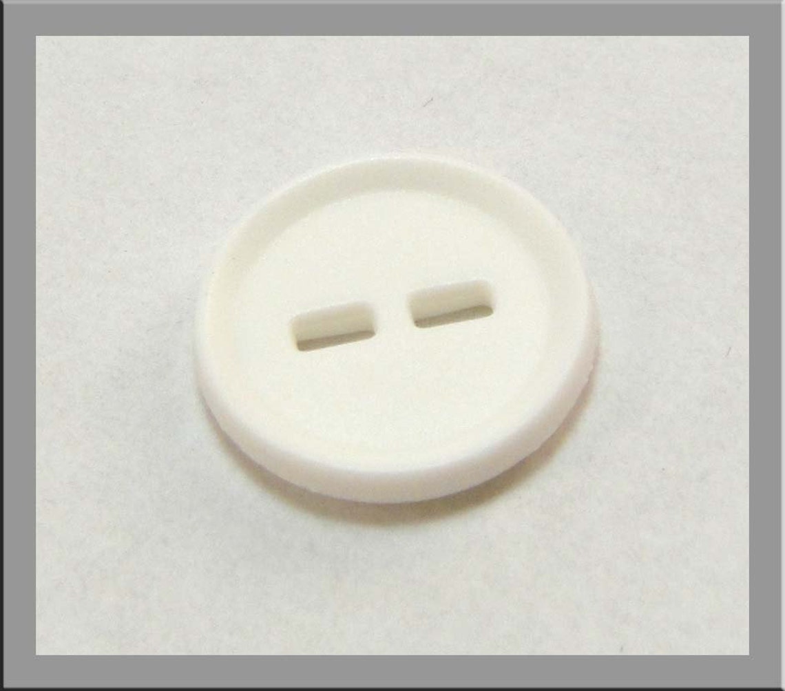 Buttons 9 White Buttons Scrapbooking and Sewing Supplies - Etsy