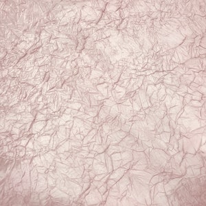Pink Crushed Silk, Old Rose Silk Fabric, Scrunched Silk, Textured Silk ...