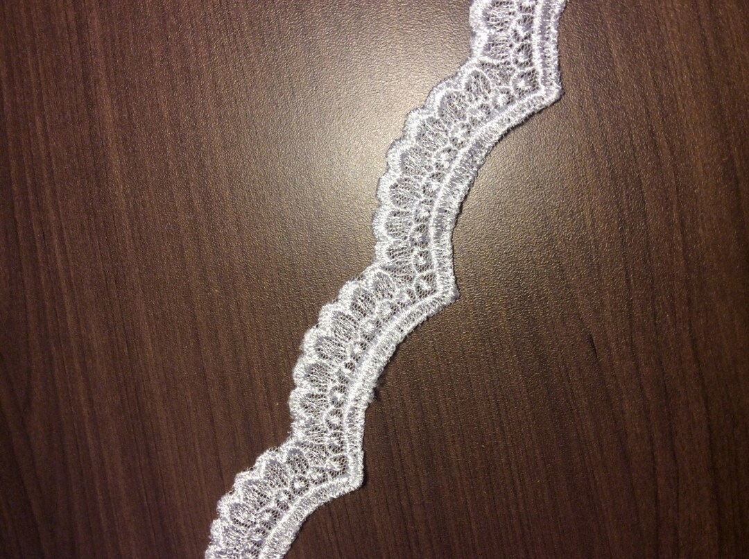 Scallop Lace Trim, Scallop Edge, Lace Edge Trim, Lace Border - Etsy