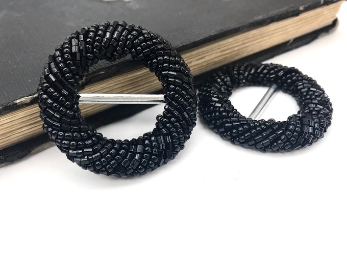 Vintage Native American Beaded Belt Buckle With White, Red and ...